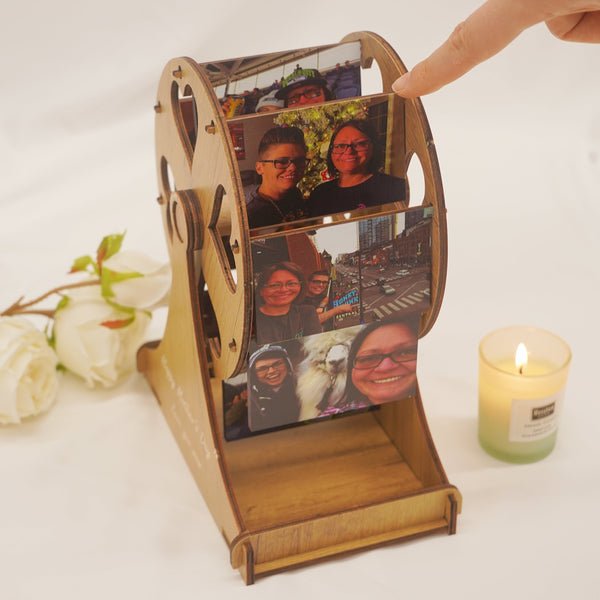 Personalized Mini Ferris Wheel with Photos, Best Mother Gift For Her ...